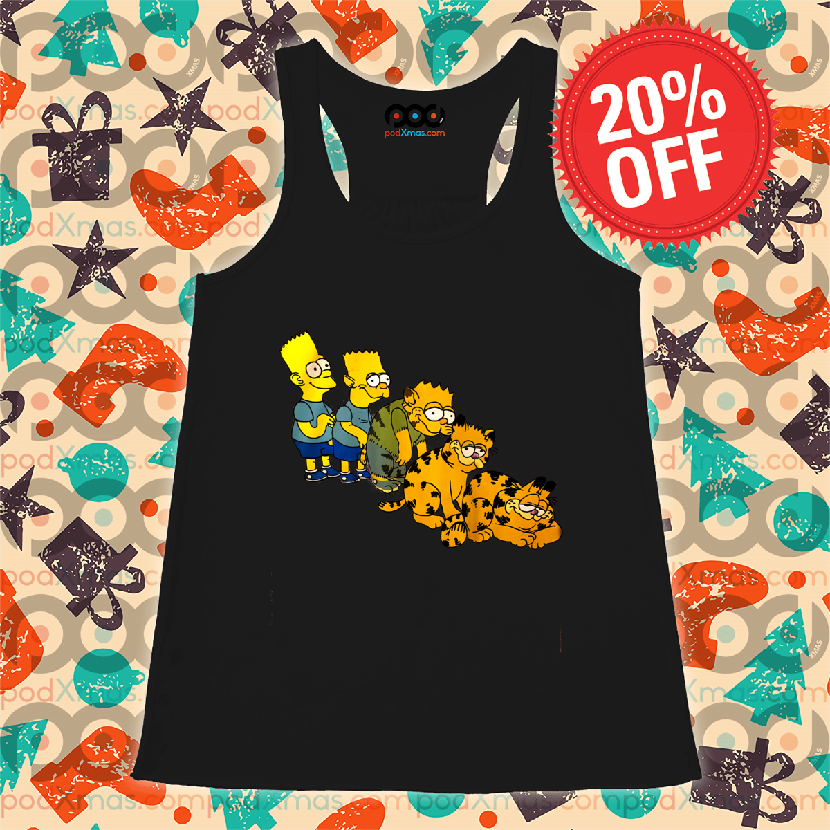 Bart Simpson Evolution Garfield 2024 Shirt - Podxmas Customized Store