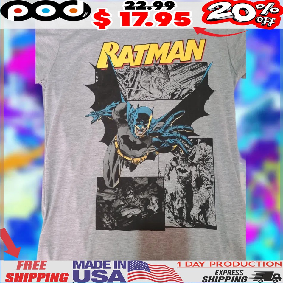 BATMAN DRIP GOES HARD Collage 2025 Shirt - Podxmas Customized Store