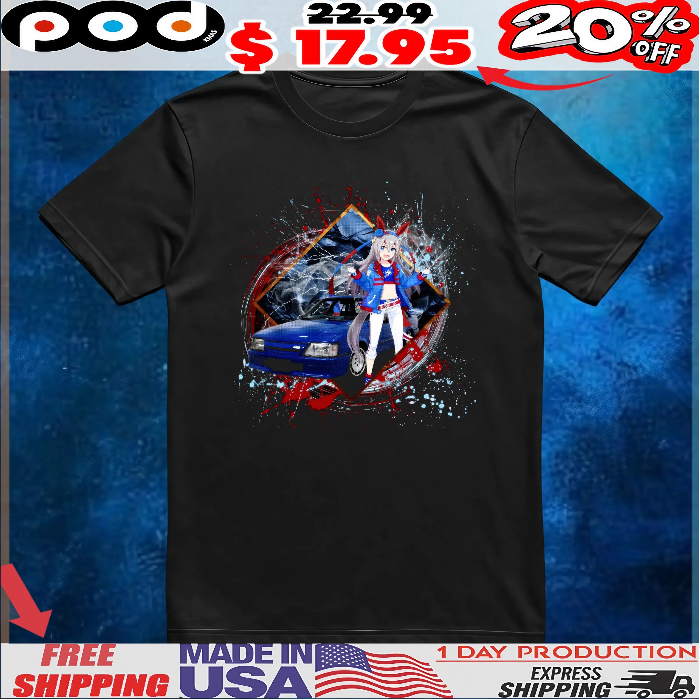 Tamamo Cross Uma Musume Pretty Derby Holden Commodore T Shirt - Podxmas ...